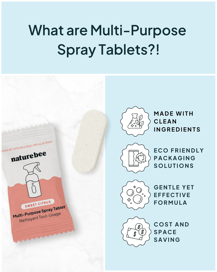 Dissolvable Cleaning Tablets by Nature Bee – NATURE BEE