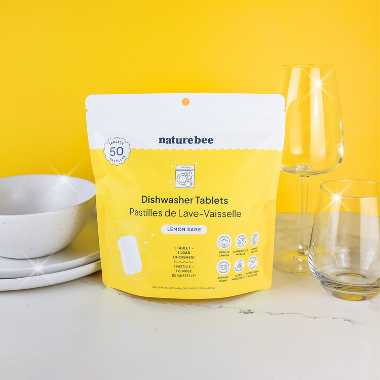 Plastic-free Dishwasher Tablets - Made in Canada | Nature Bee – NATURE BEE